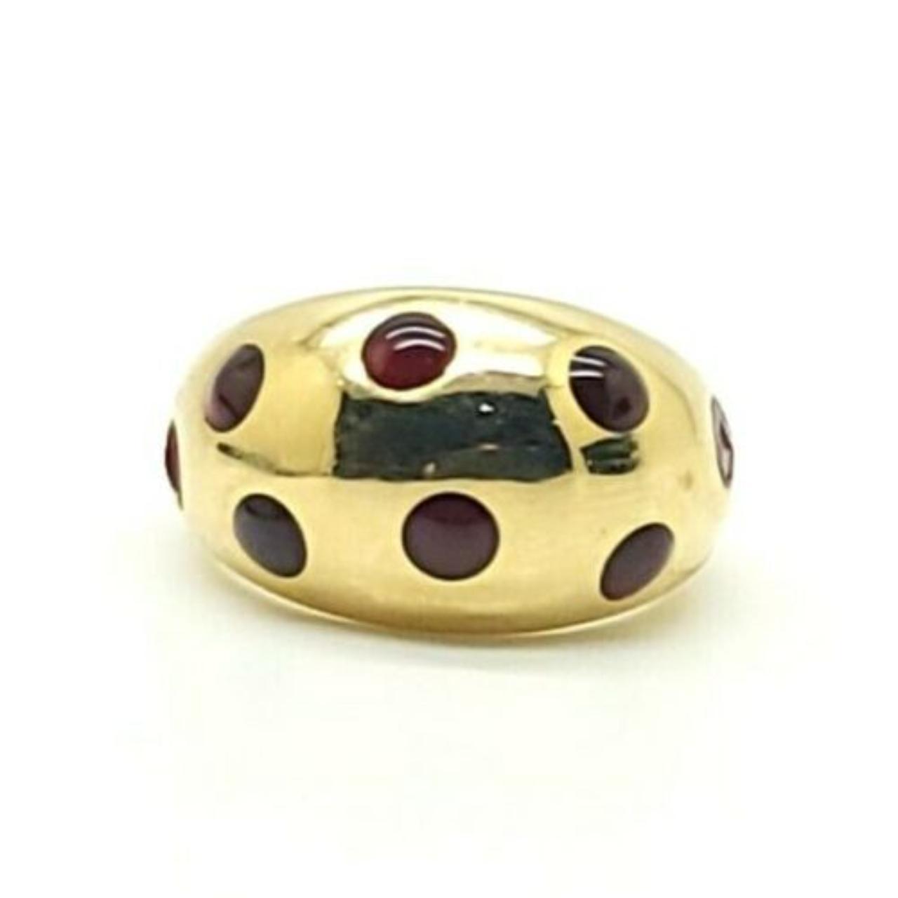 Van Cleef & Arpels 750 Vintage Bombe Enamel Gold... - Depop