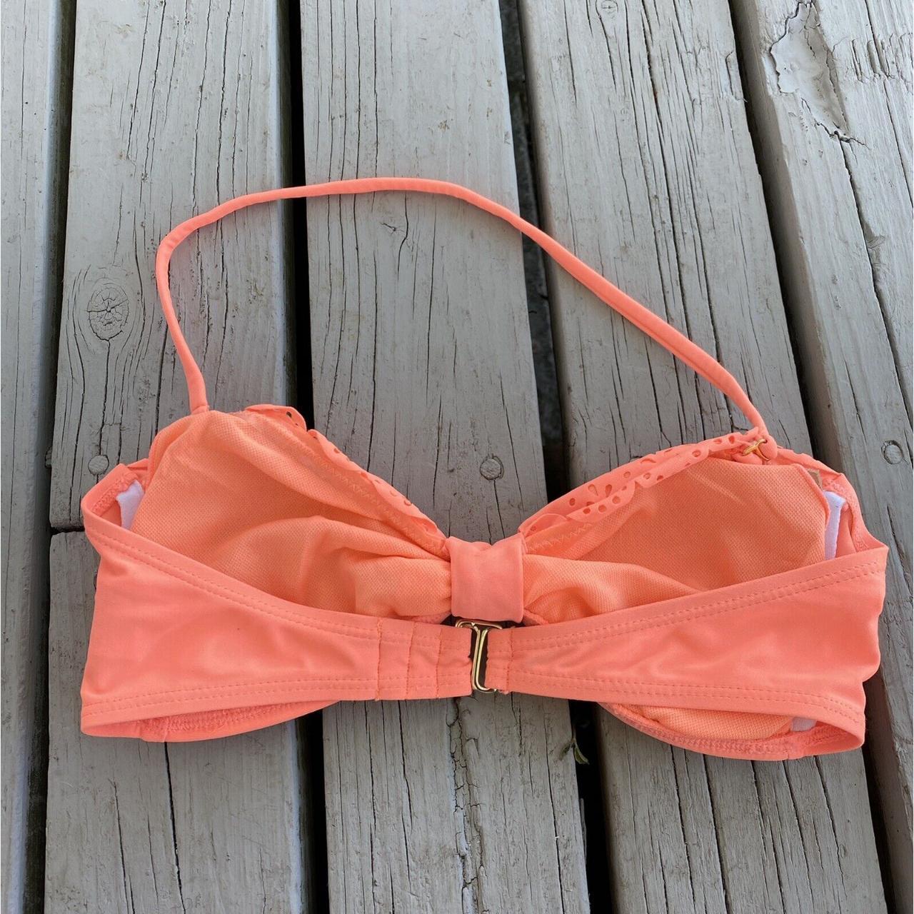 Candies Swim Juniors Bikini Top XS Light Orange... - Depop