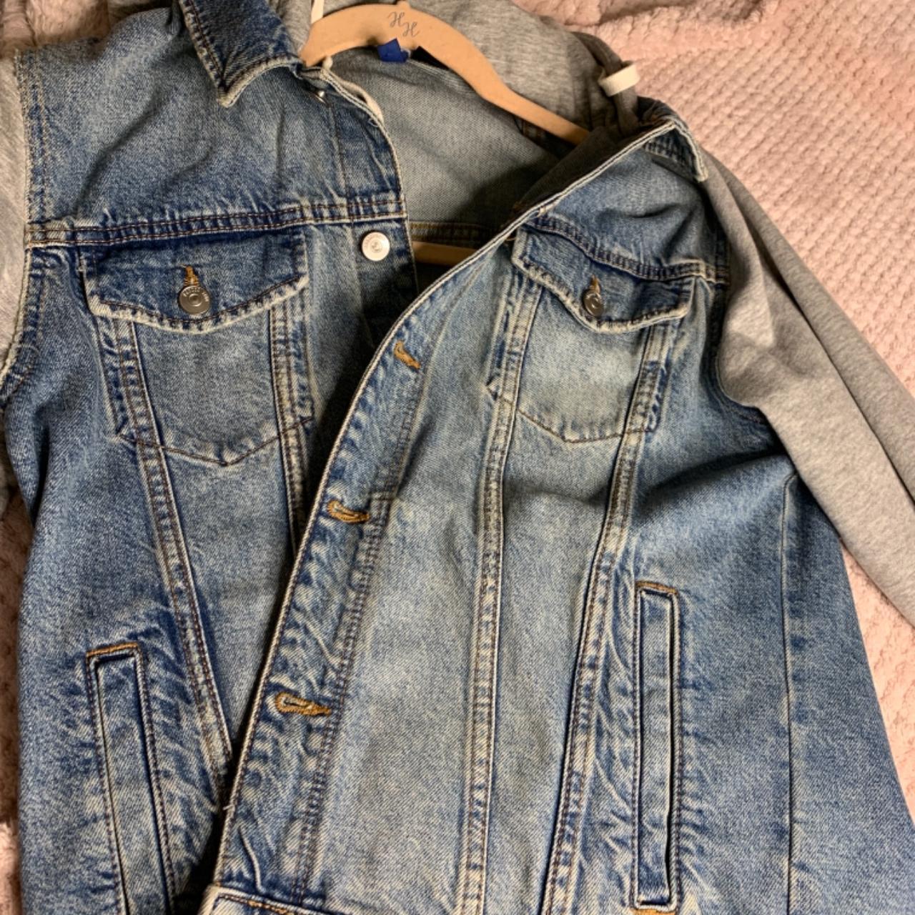 FREE! Once worn stylish H&M jean jacket! - Depop