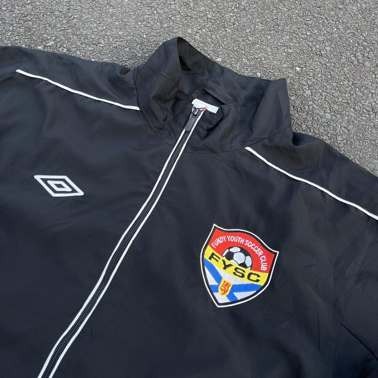 Umbro Sports Shell Suit Windbreaker Jacket. Black /... - Depop