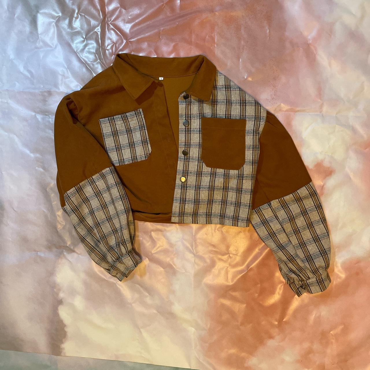 Shein “corduroy“ jacket, cropped. I didn’t realize... - Depop