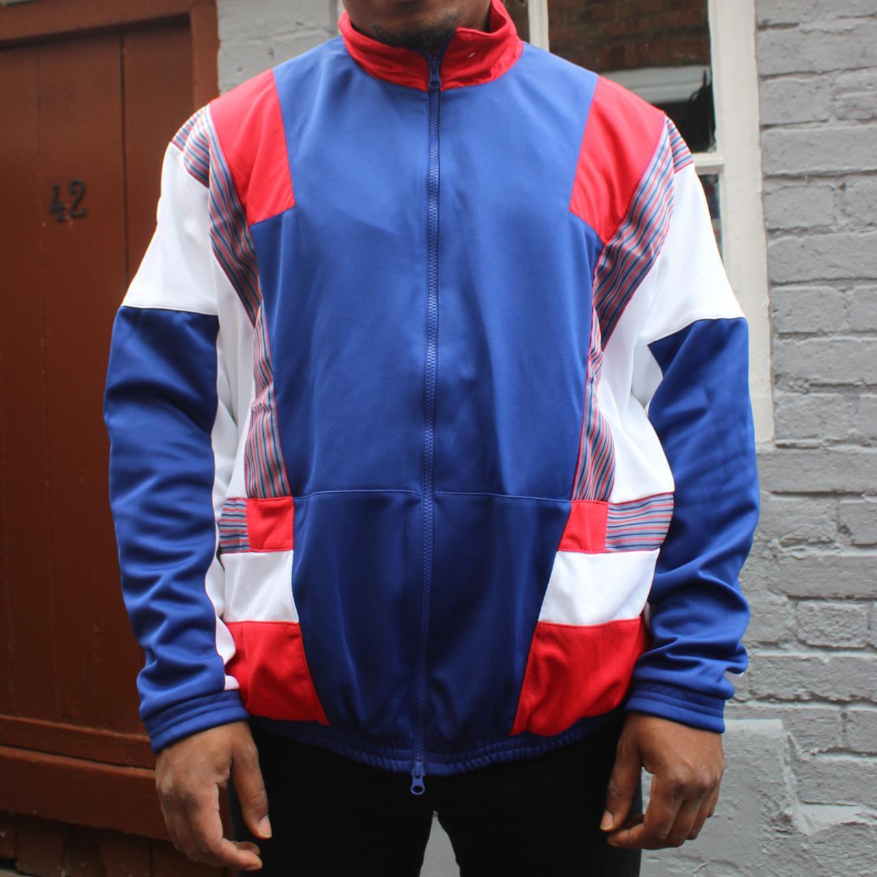 Nike Men's Blue and Red Jacket | Depop