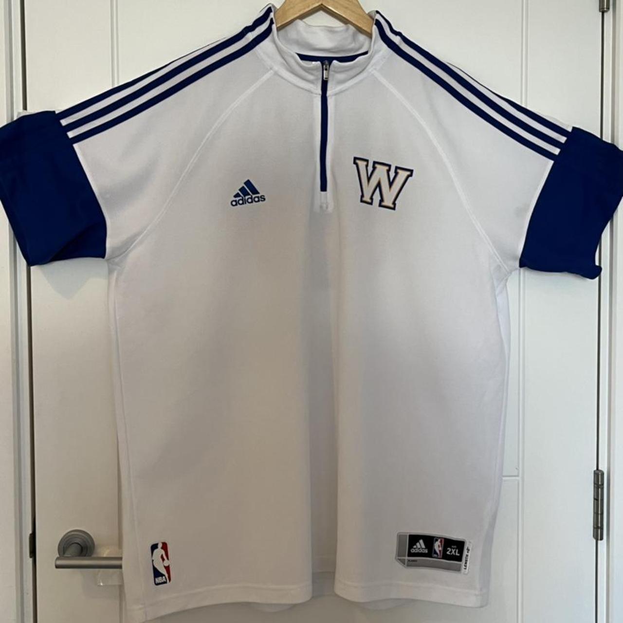 Adidas 3 stripe NBA Golden State Warriors Warm Up... - Depop