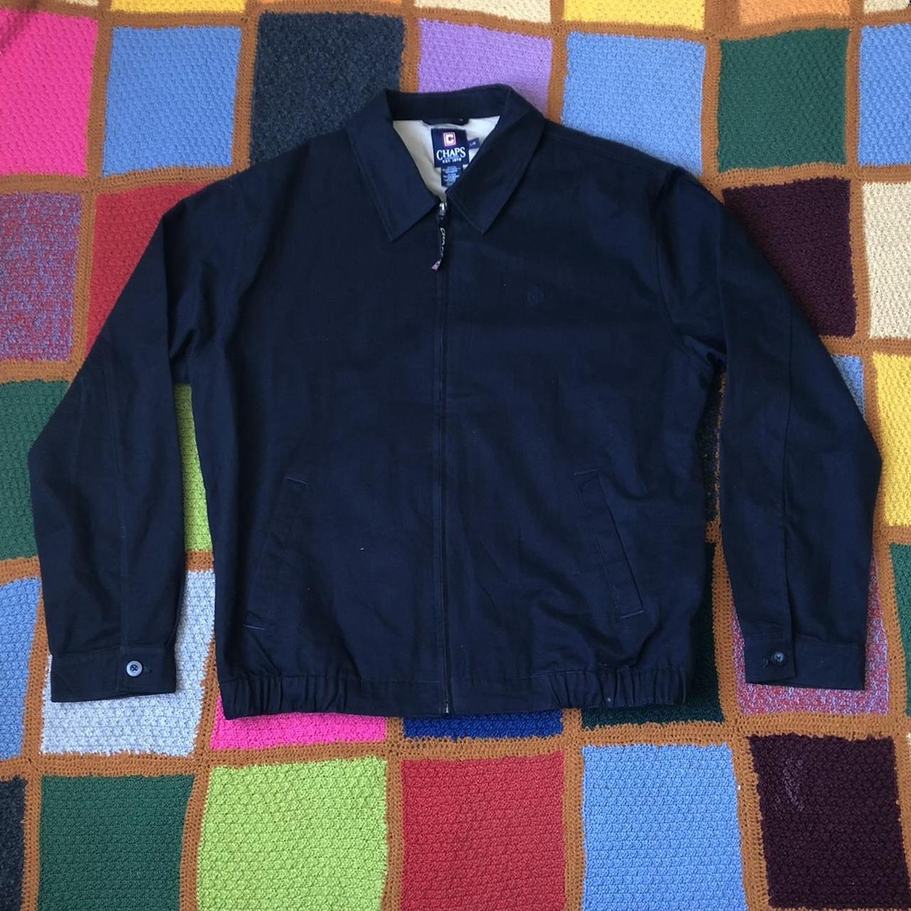 Chaps Navy Bomber Jacket #vintage #bomber #jacket... - Depop