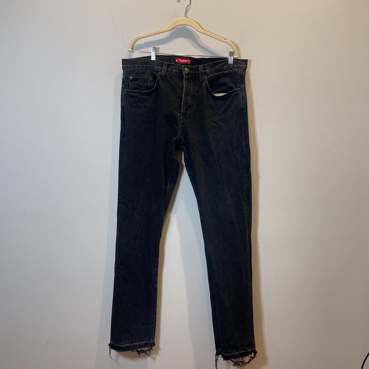 Supreme Men's Black Jeans | Depop