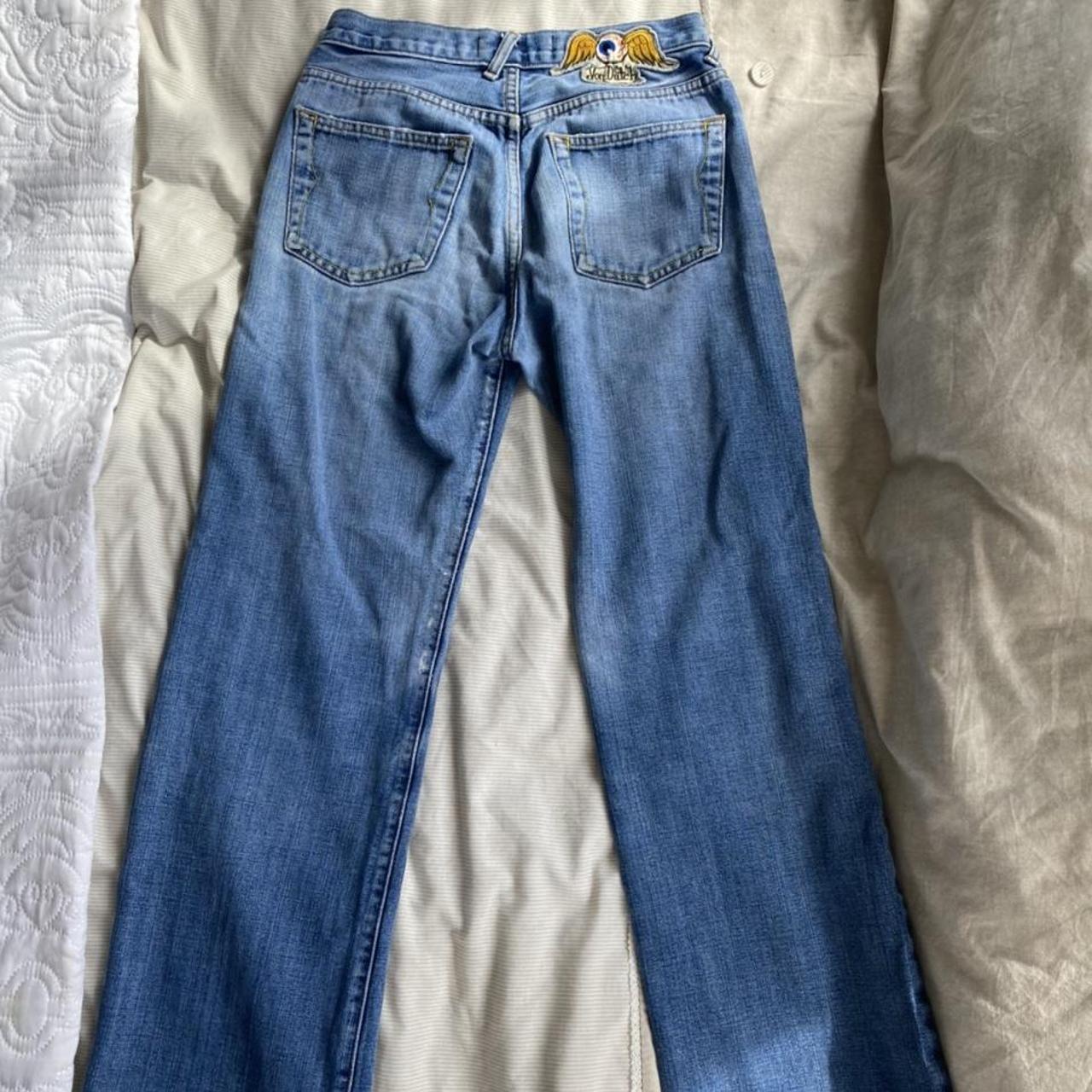 Stylish (one of a kind) Custom made Von Dutch jeans.... - Depop