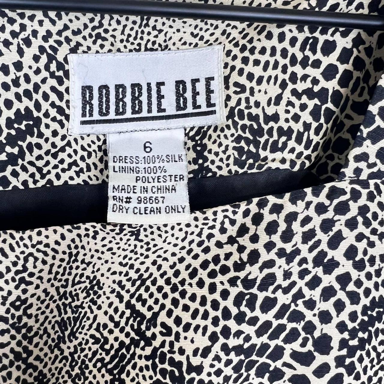 1990s Robbie Bee Snake Print Mini Dress Silk snake... - Depop