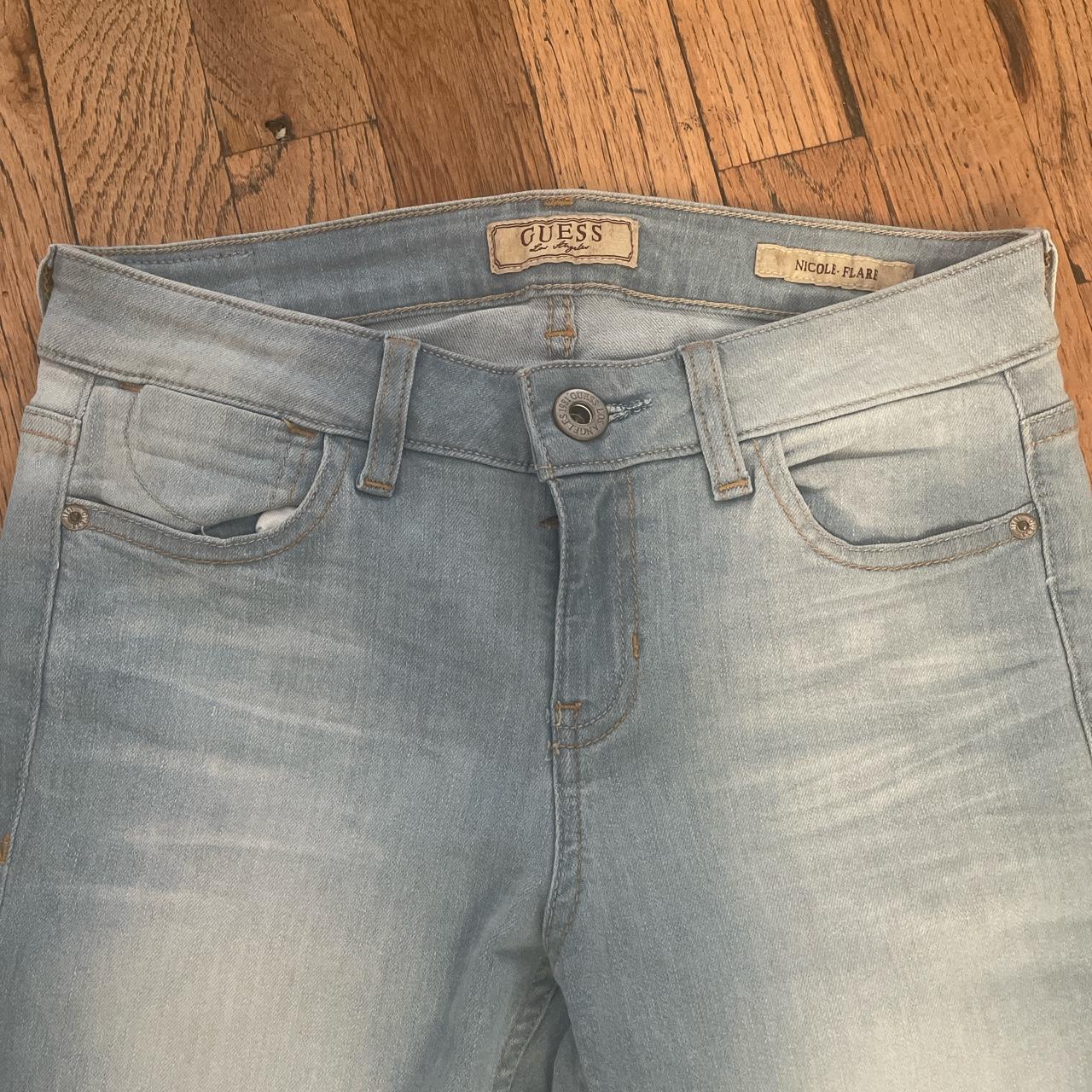 Guess Women's Blue Jeans | Depop