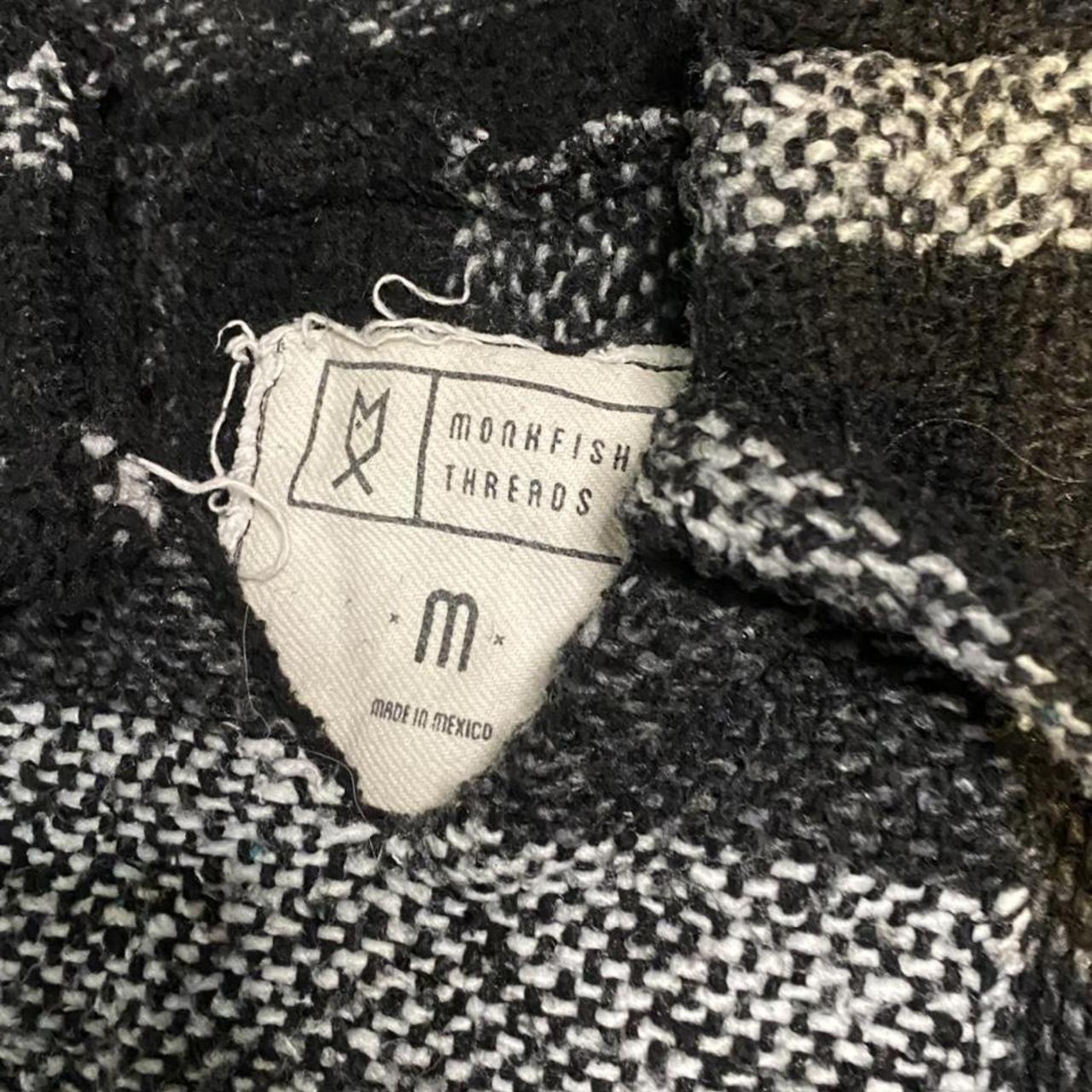 Vintage Mexican Baja Capucha Drug rug Hoodie - M... - Depop