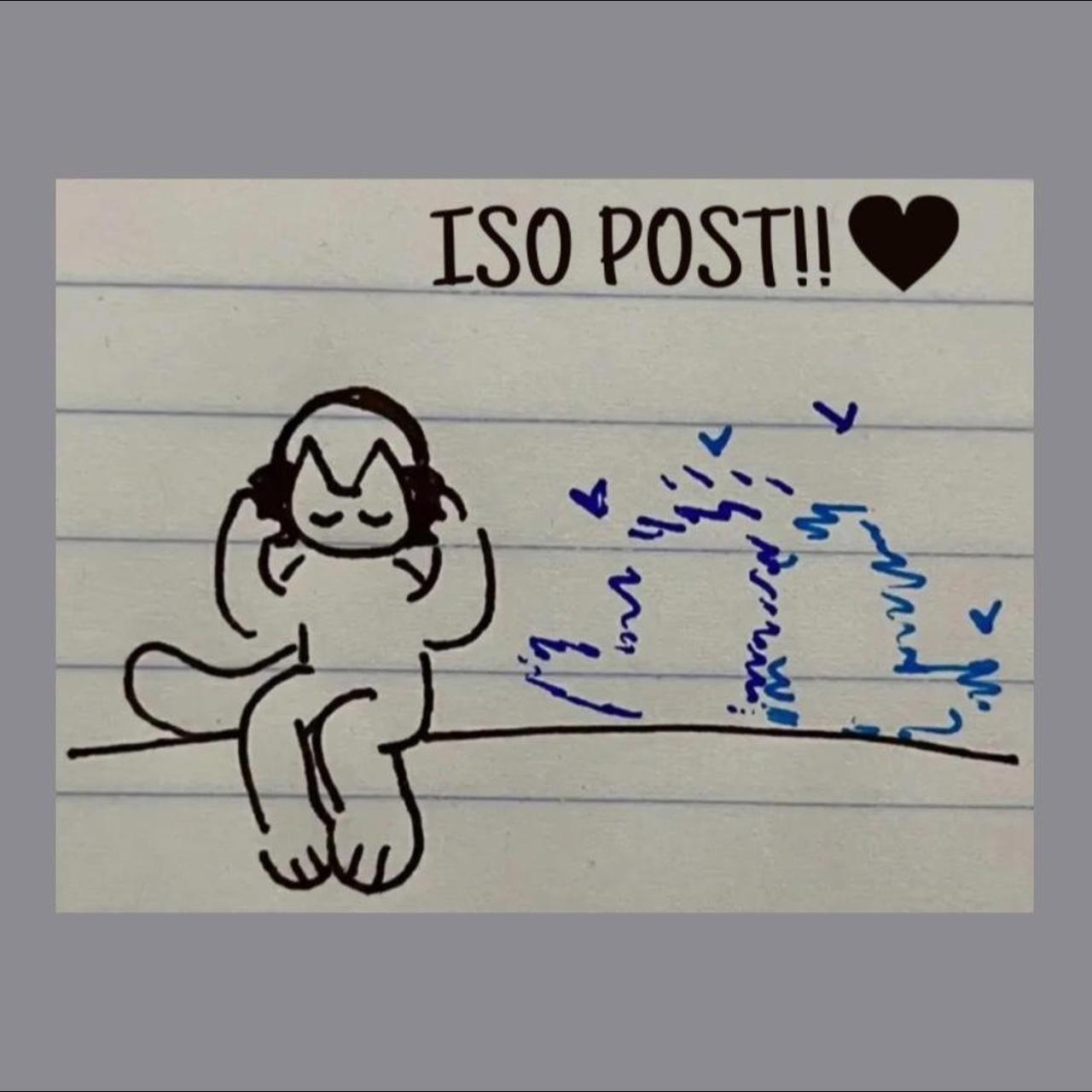 ISO POST!! please please message me if you have the... - Depop