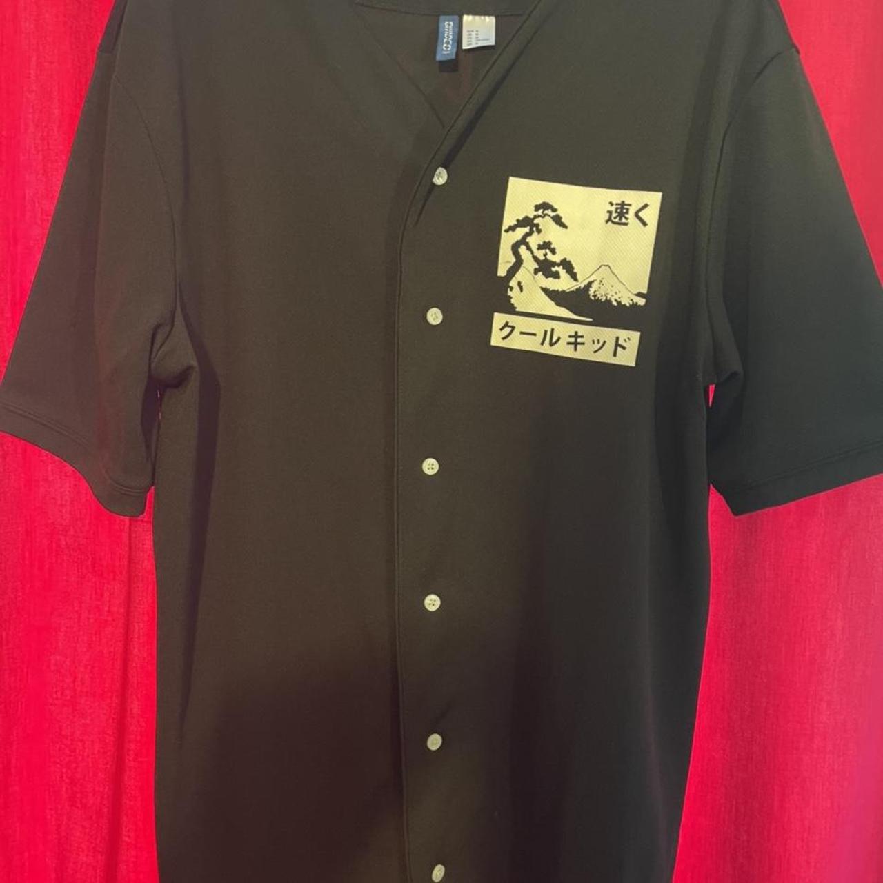 Mens H&M baseball jersey Top Condition: Used... - Depop