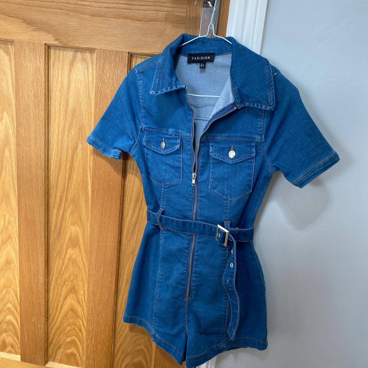 Selling this blue playsuit Worn once to a festival... - Depop