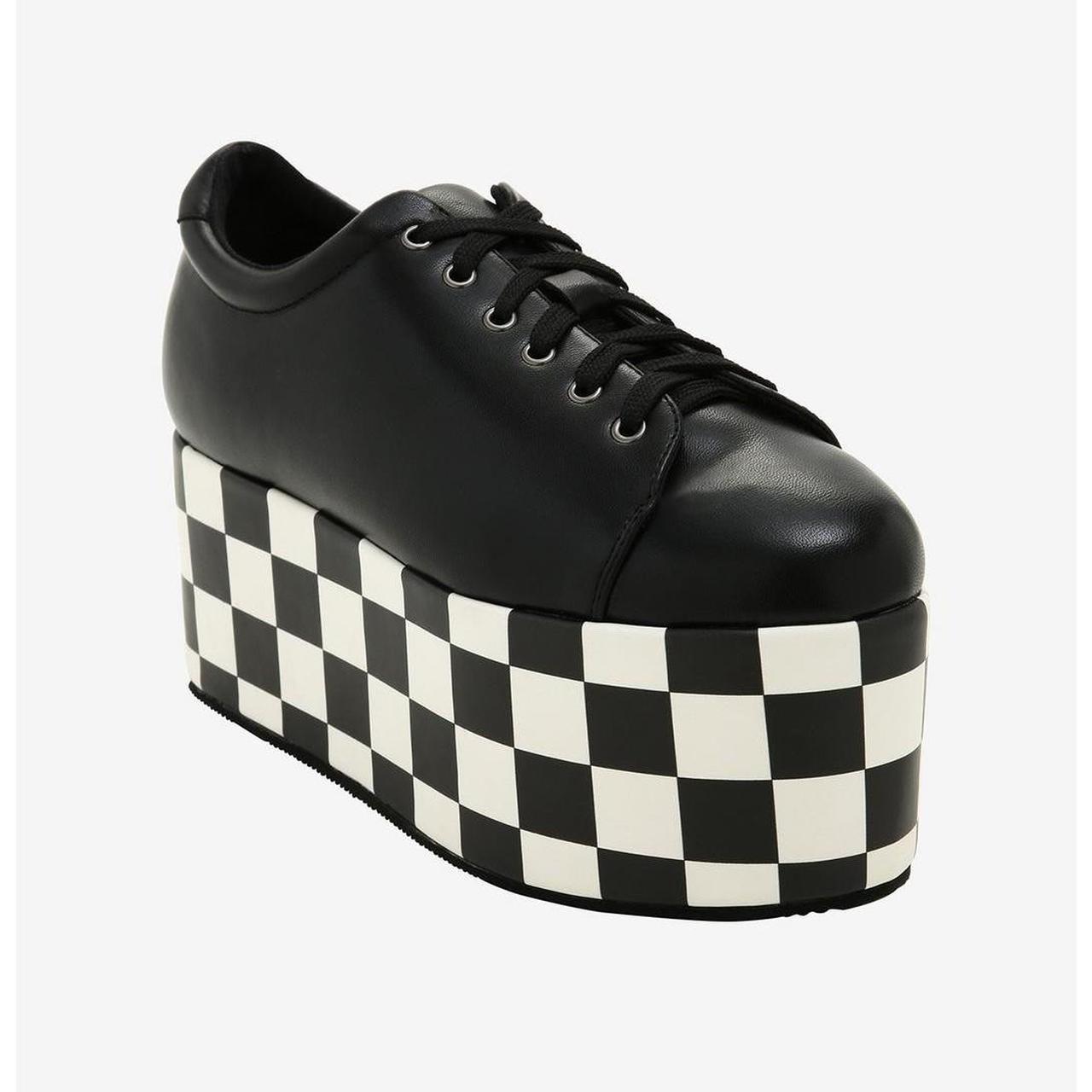 Hot Topic Women's Black and White Footwear | Depop