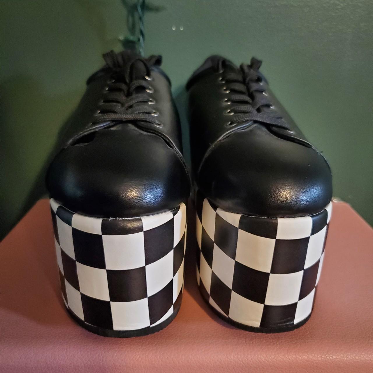 Hot Topic Women's Black and White Footwear | Depop