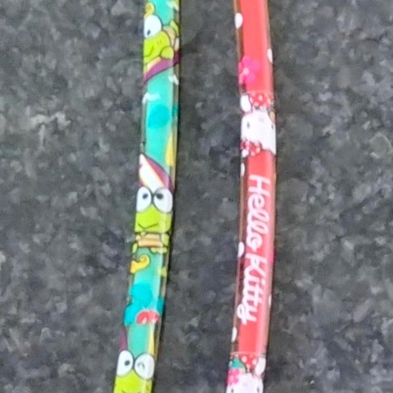 Hello Kitty & Keroppi Frog Cute Bendy Pencil With... - Depop