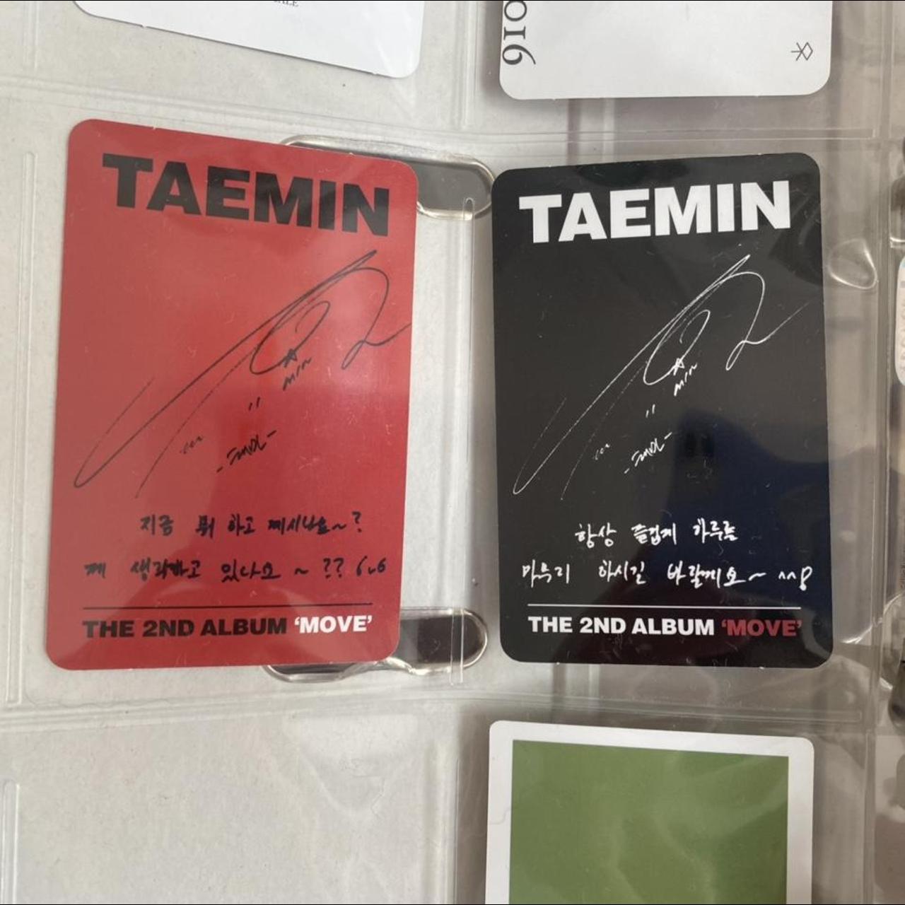 Taemin move official album photo cards !!! - been... - Depop