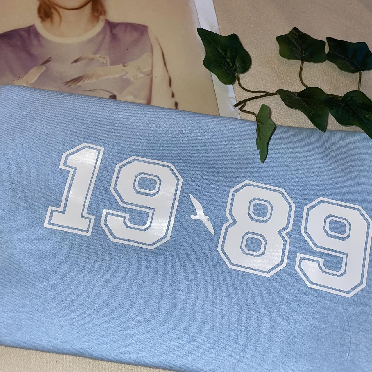 Taylor Swift 1989 baseball font with seagull design... - Depop