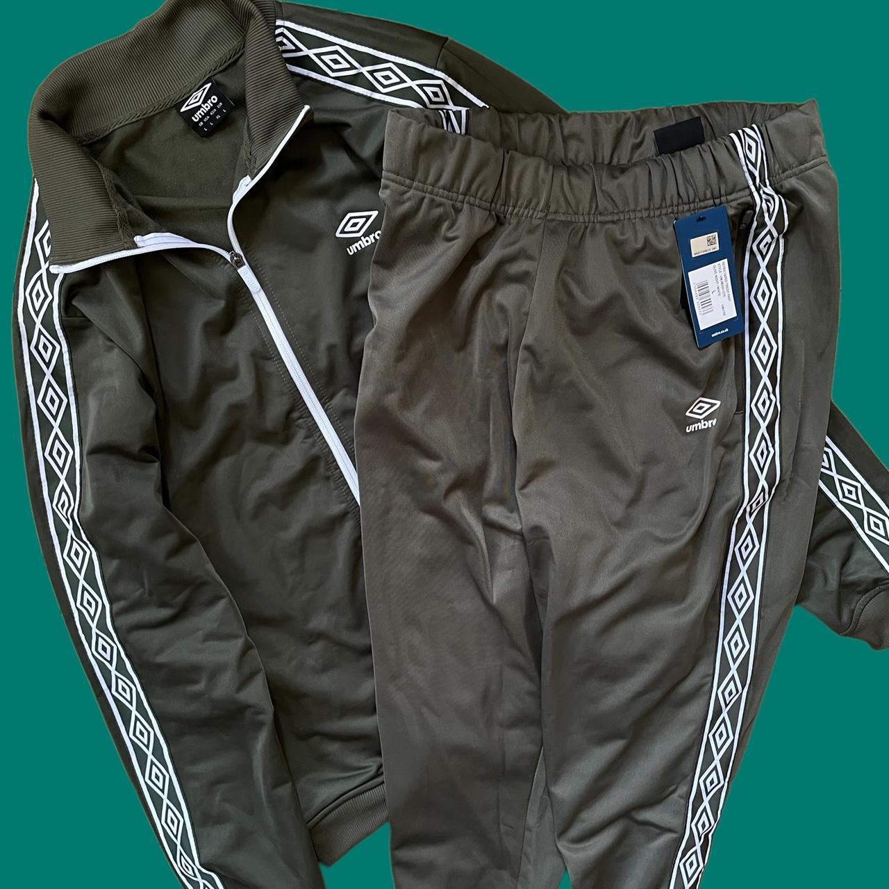 Umbro Men's Khaki Suit | Depop