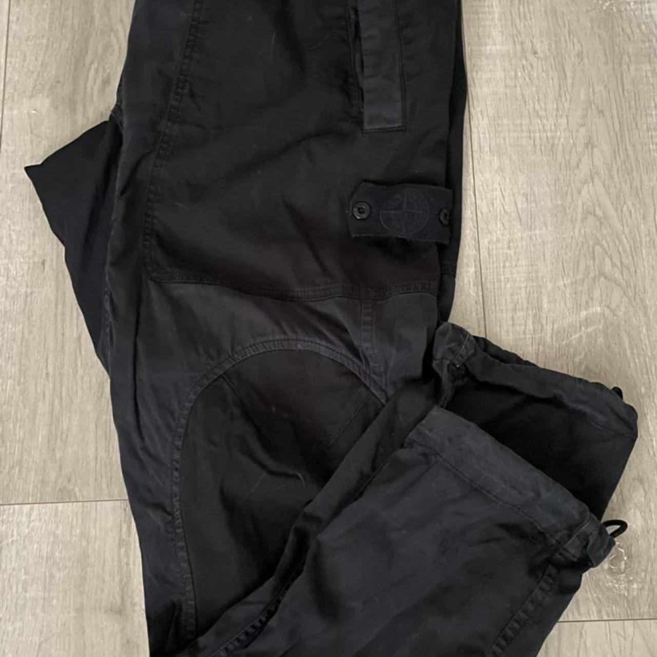 Stone island navy ghost pants Size-36 - Depop