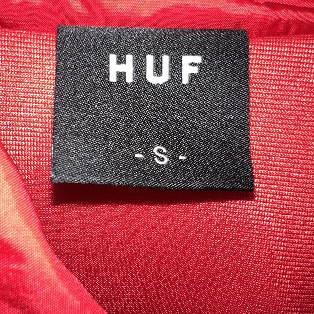 Red HUF Coach Jacket #huf #skate #skatewear... - Depop