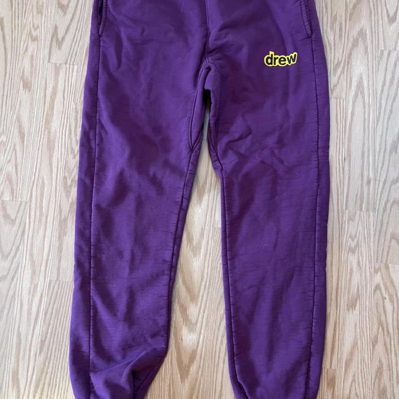 Drew House purple secret sweatpants Good used... - Depop