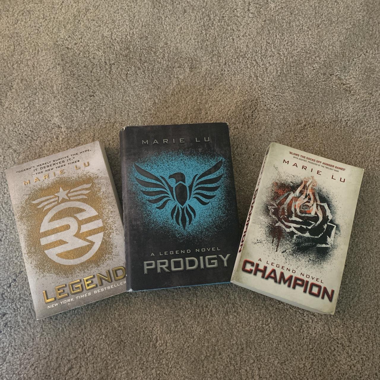 Legend trilogy by Marie Lu Some wear on covers,... - Depop
