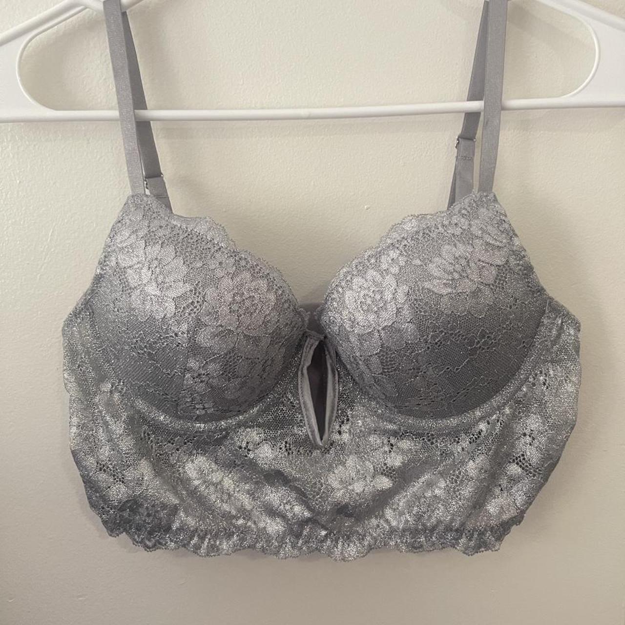 forever 21 bustier push up crop top size m & never... | Depop