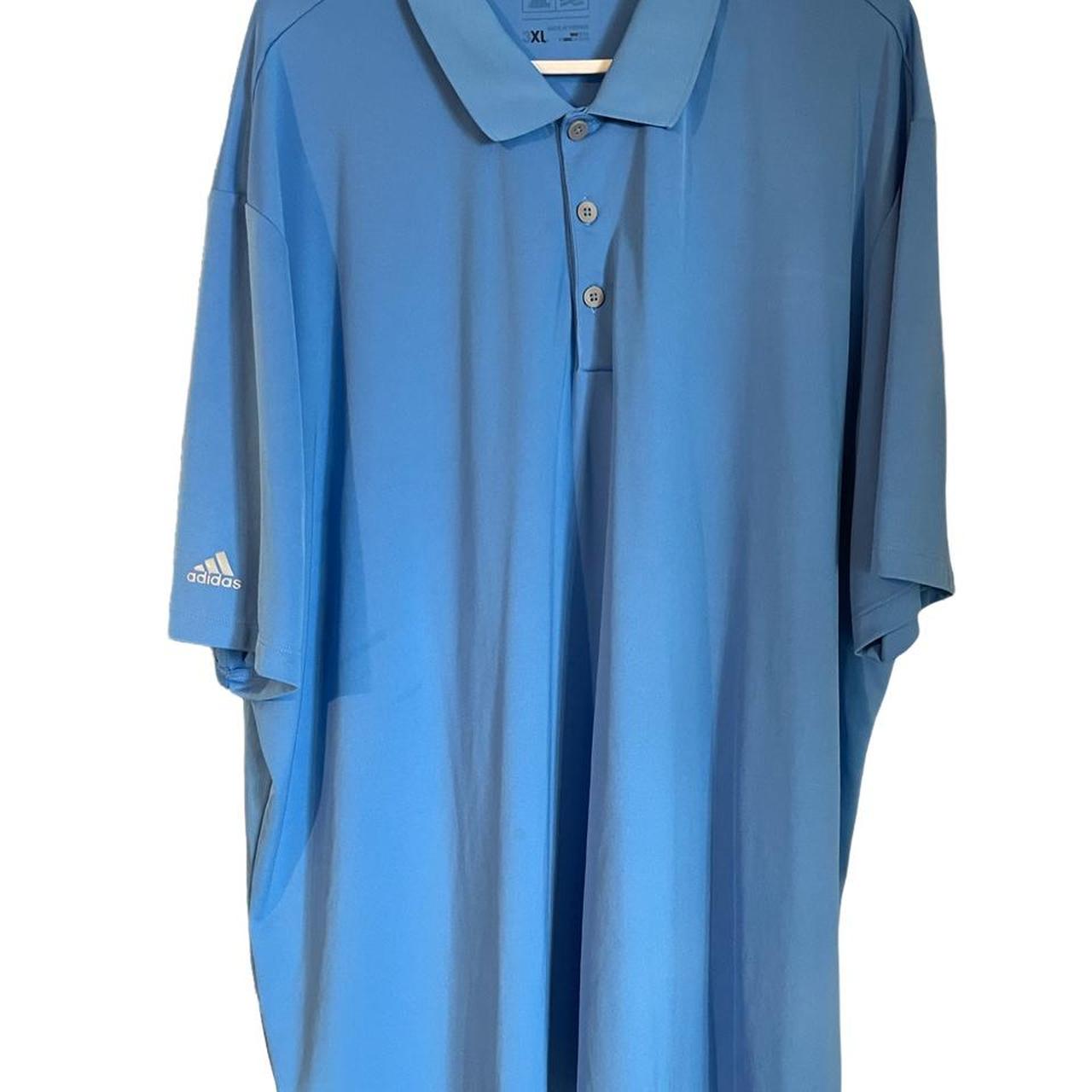 Adidas pure notion Golf light blue polo very light... - Depop