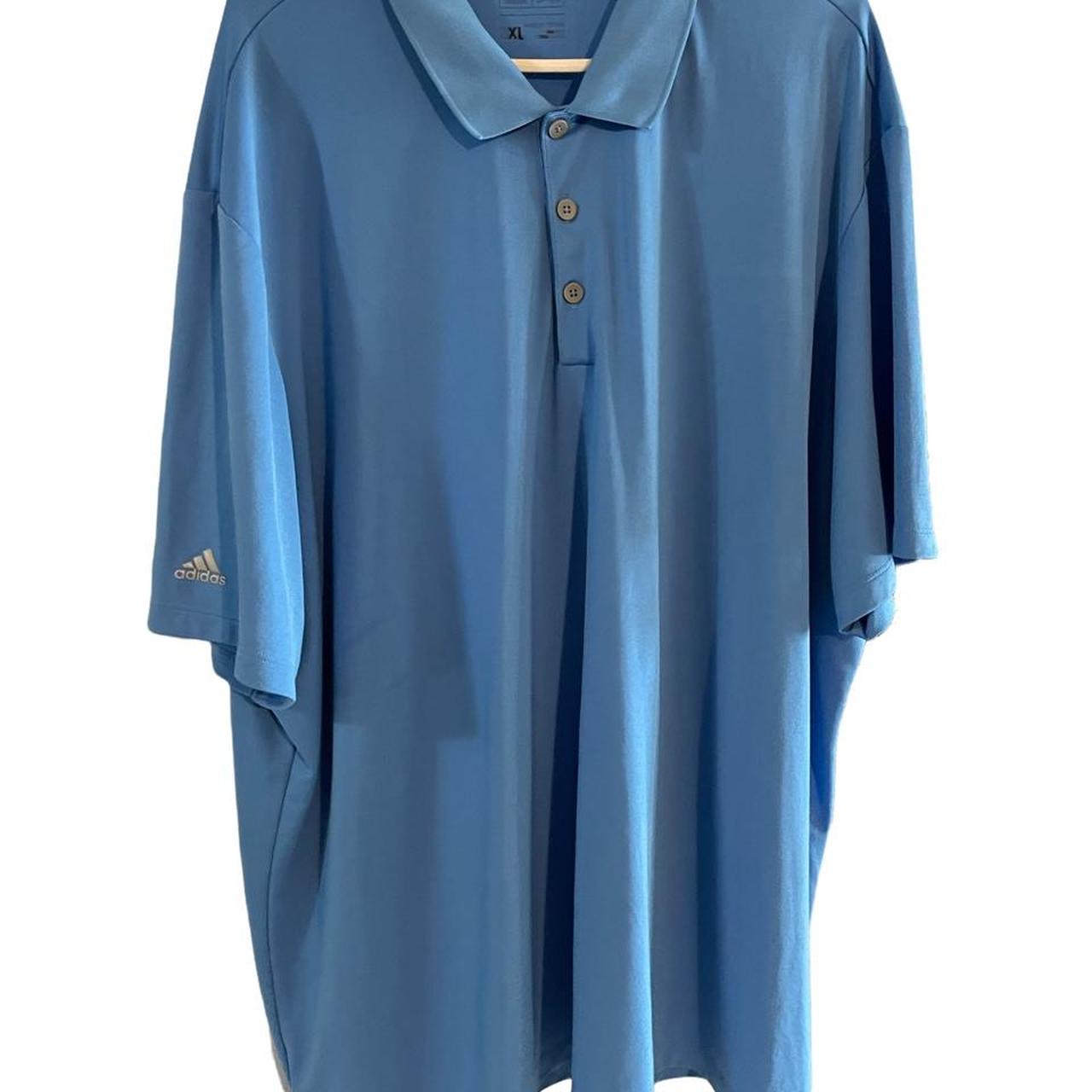 Adidas pure notion Golf light blue polo very light... - Depop