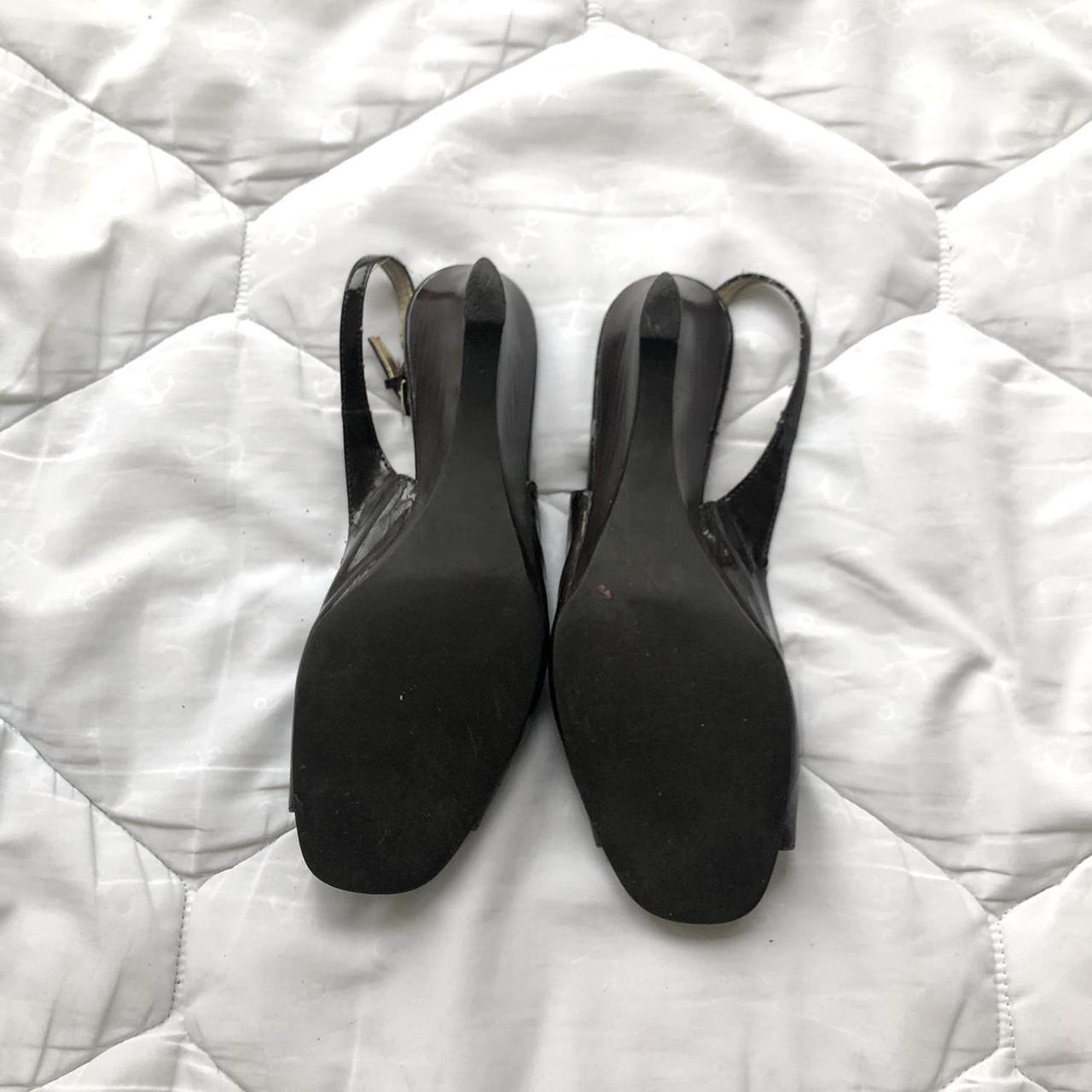 Vintage dark brown Etienne Aigner heeled sandals.... | Depop