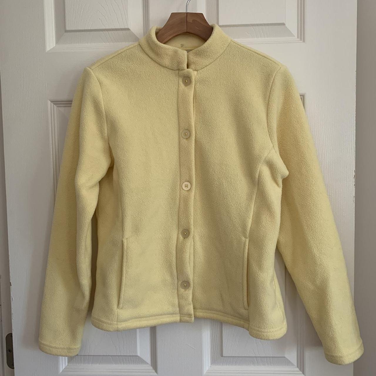 L.L.Bean pastel yellow jacket - Depop