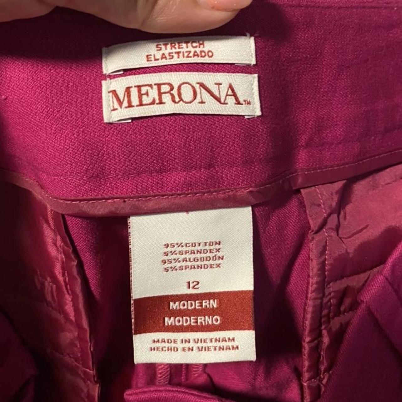 Size 12( fits like a 10 imo) Merona slim fit pants.... - Depop