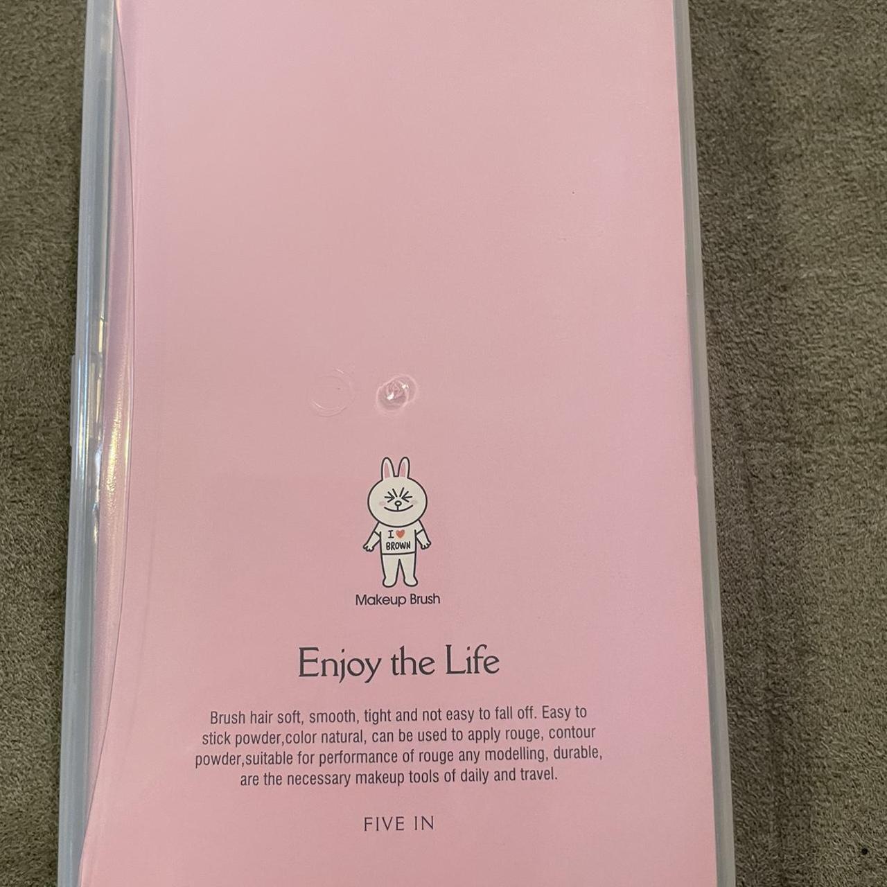 NEW Line Friends Cony Make-Up Brush Set Add Cute... - Depop