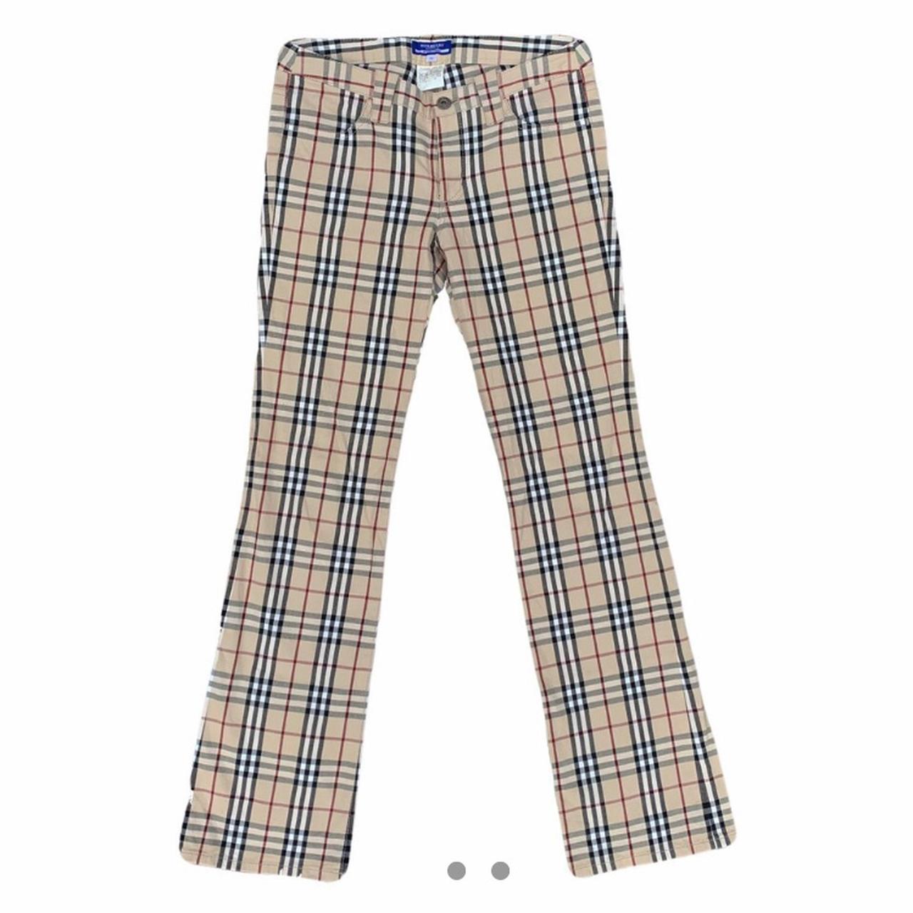 Burberry nova check flare jeans. Size 6-8. 31”... - Depop