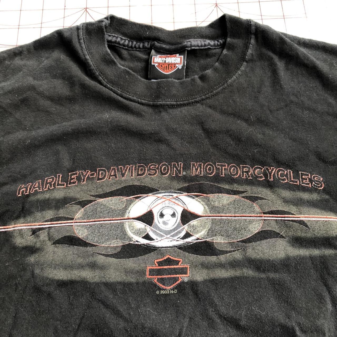 Vintage Harley Davidson on Canfield Ohio t shirt sz... - Depop