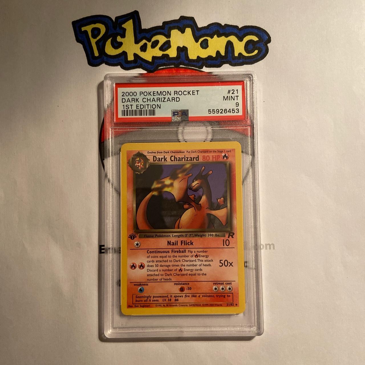 2000 Pokémon Team Rocket Dark Charizard 1st edition... - Depop