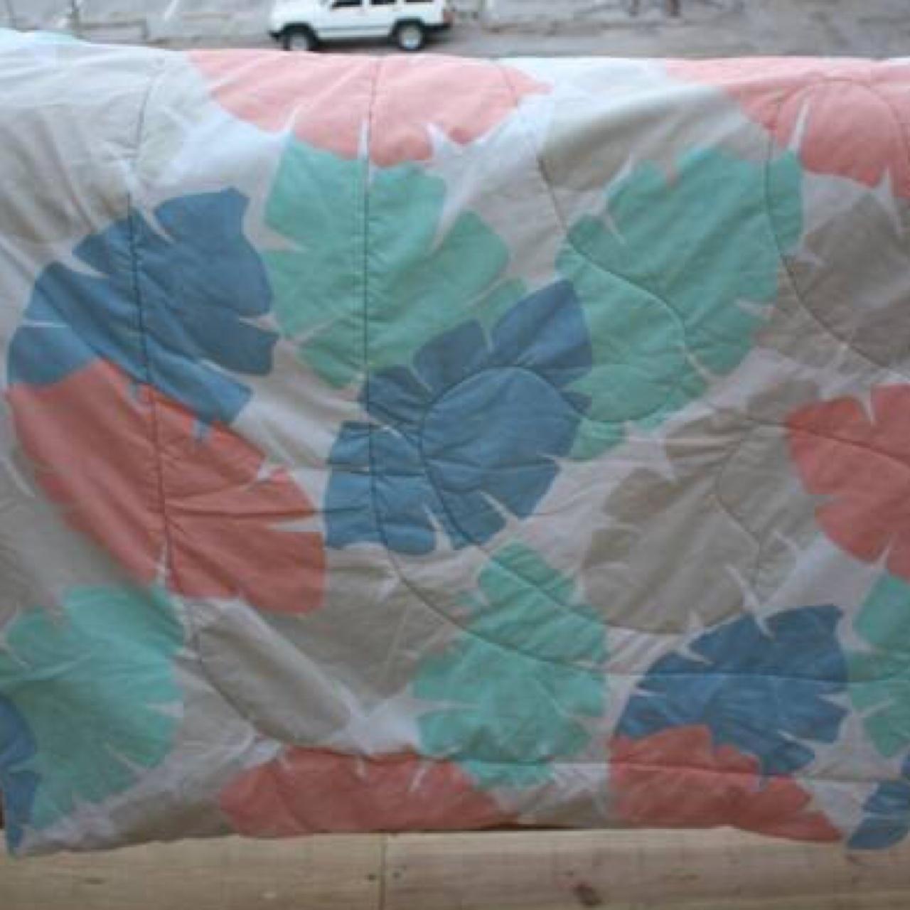 Vintage Pastel Monstera Leaf Comforter Bedding Depop