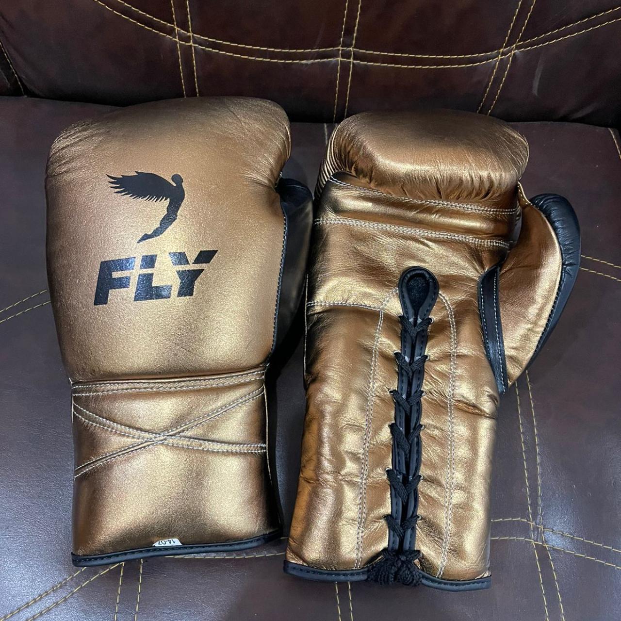 BLACK AND BROWN FLY GENUINE LEATHER LACE-UP HIGH... - Depop