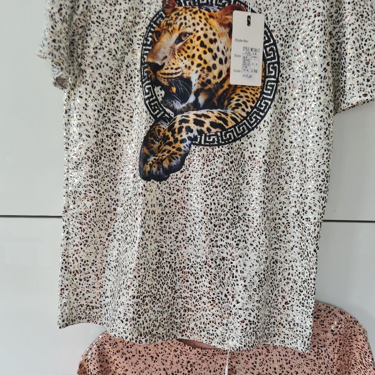Silver ,pink, women's tiger tops Up to 100cm.in the... - Depop