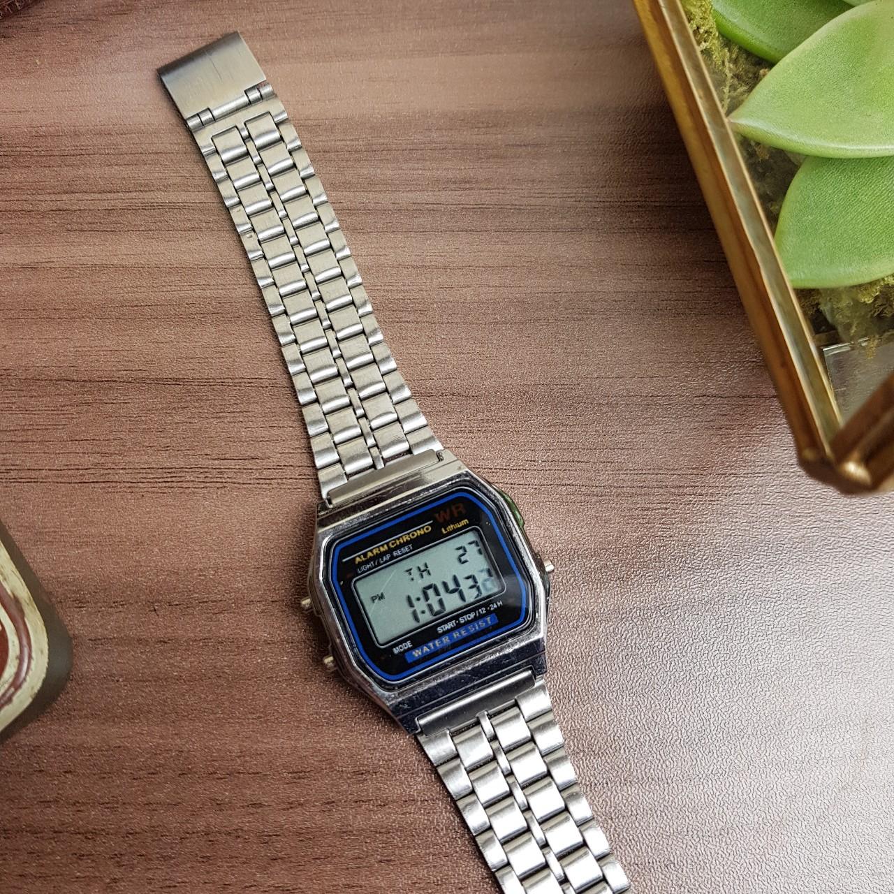 Silver Retro Digital Watch | Brand New | Casio... - Depop