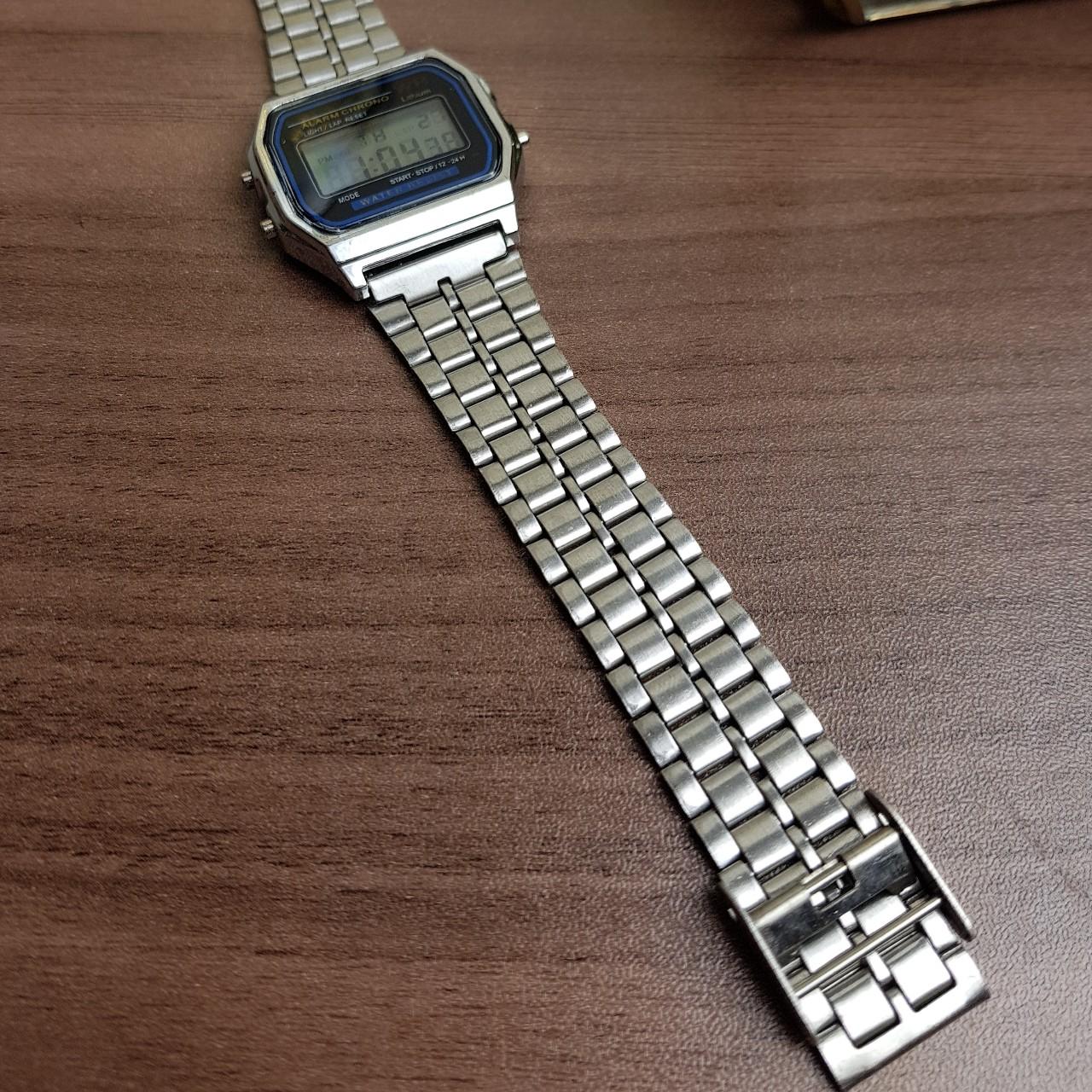 Silver Retro Digital Watch | Brand New | Casio... - Depop
