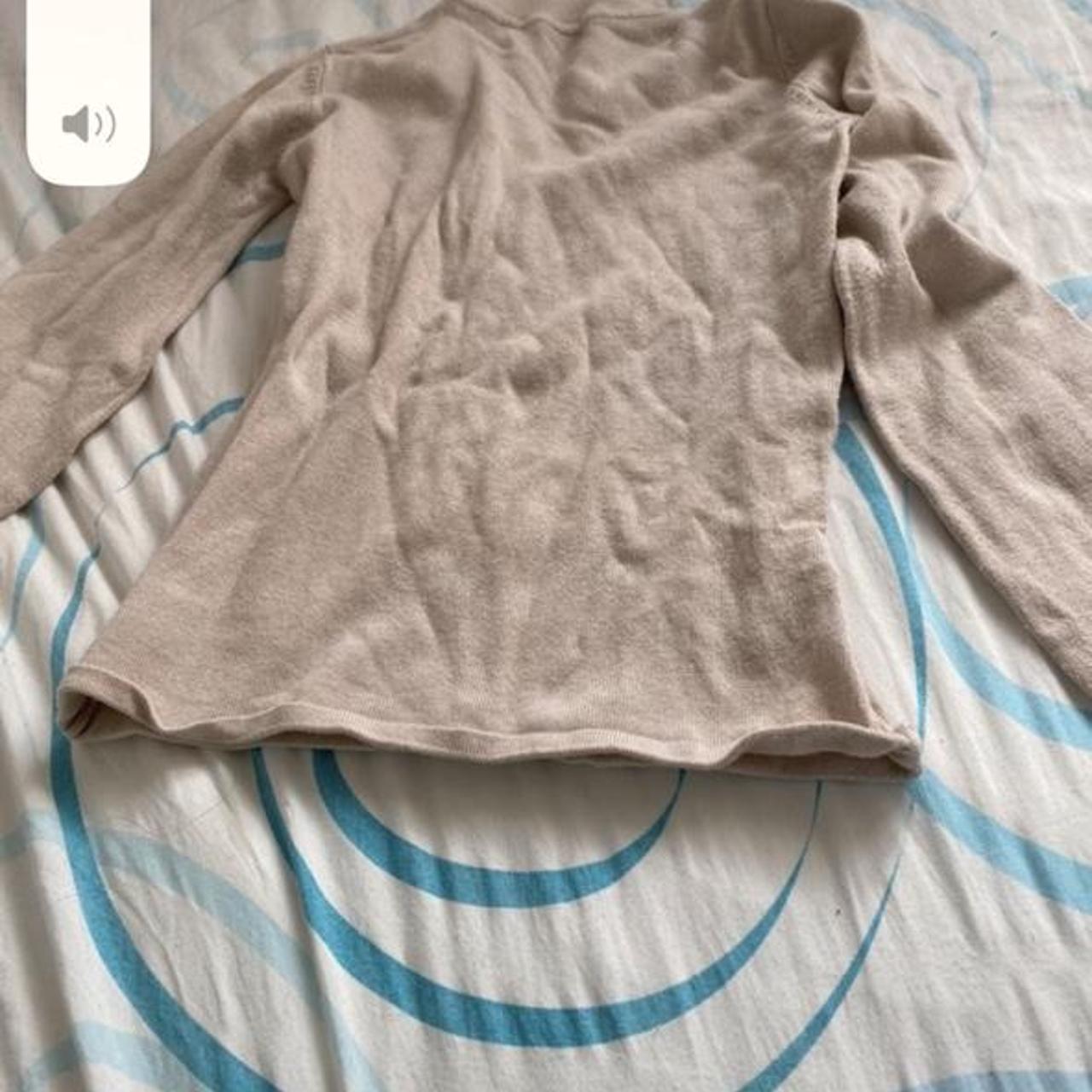 Jane Norman beige jumper Stain shown in last... - Depop