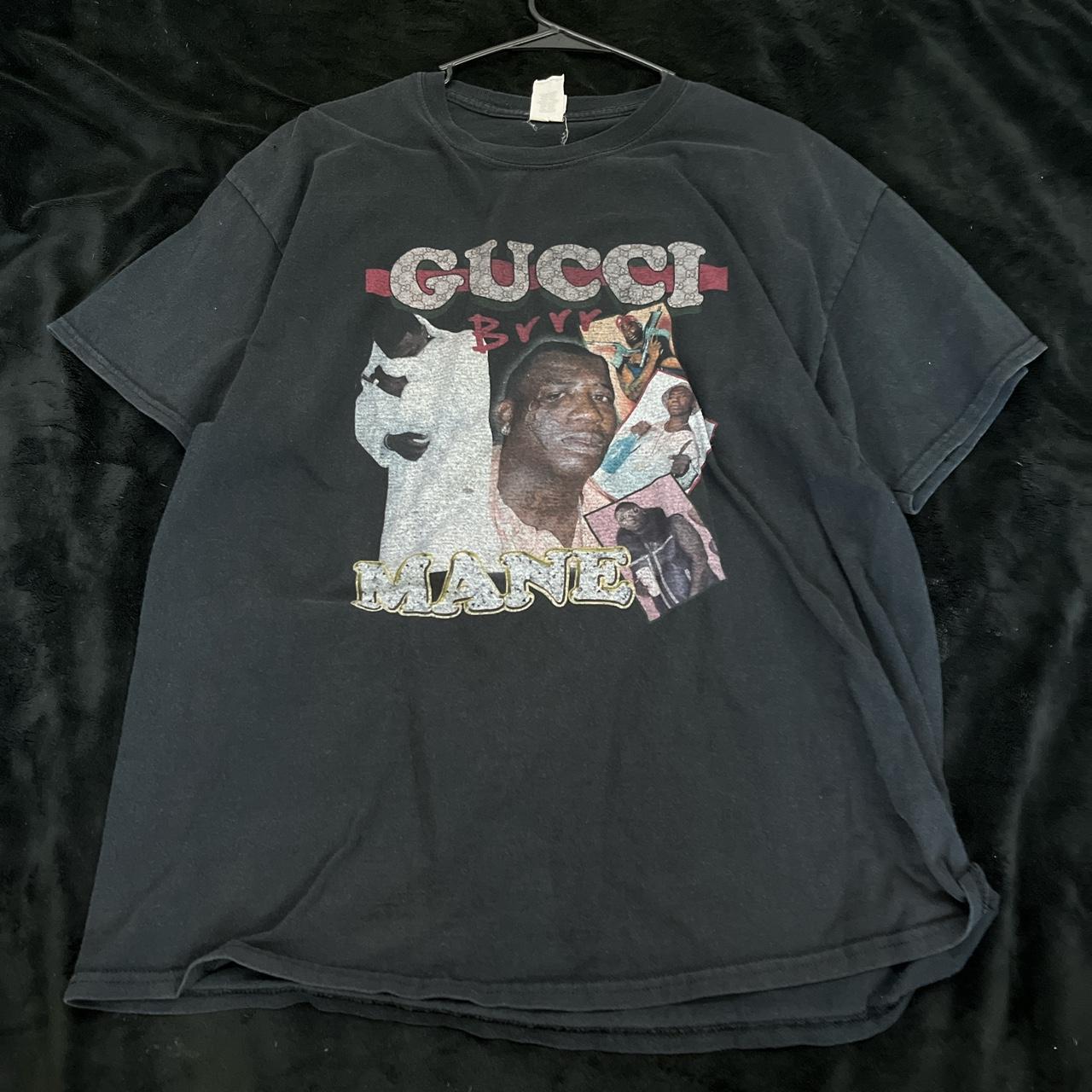 Thrifted Free Gucci Mane shirt Size L - Depop