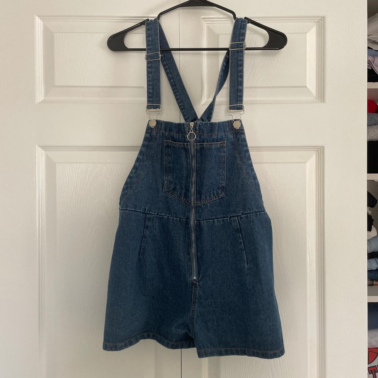 Princess Polly short overalls Zipper front... | Depop