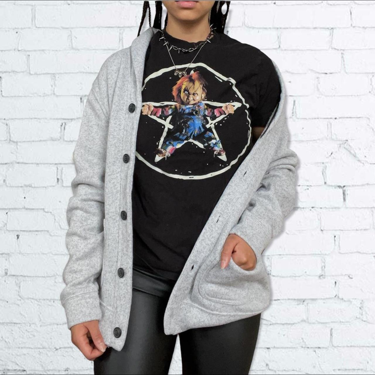 🔪 Chucky “Childs Play” y2k 2000s pentagram graphic... - Depop