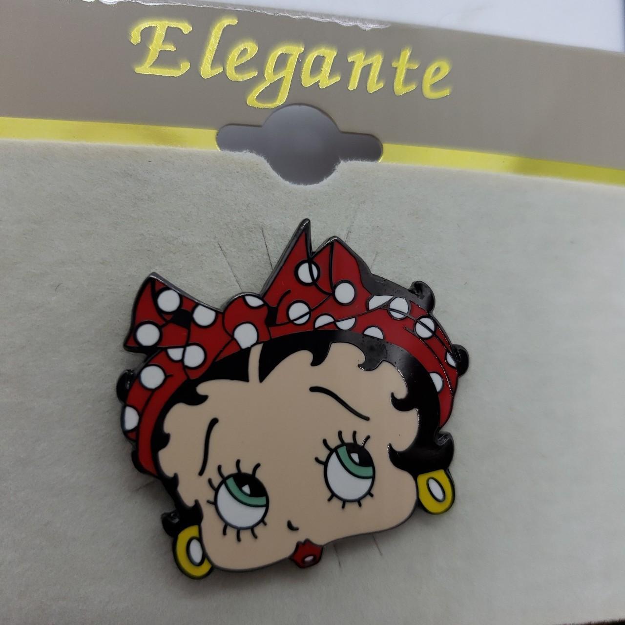 Betty Boop metal enamel lapel pin vintage... - Depop