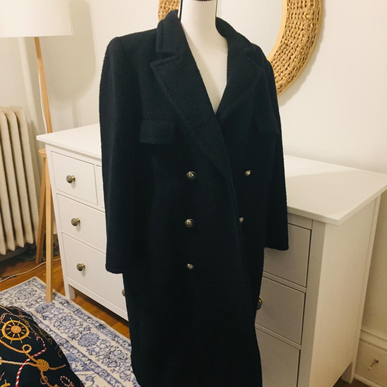 Vintage wool Valentino military style coat - Depop