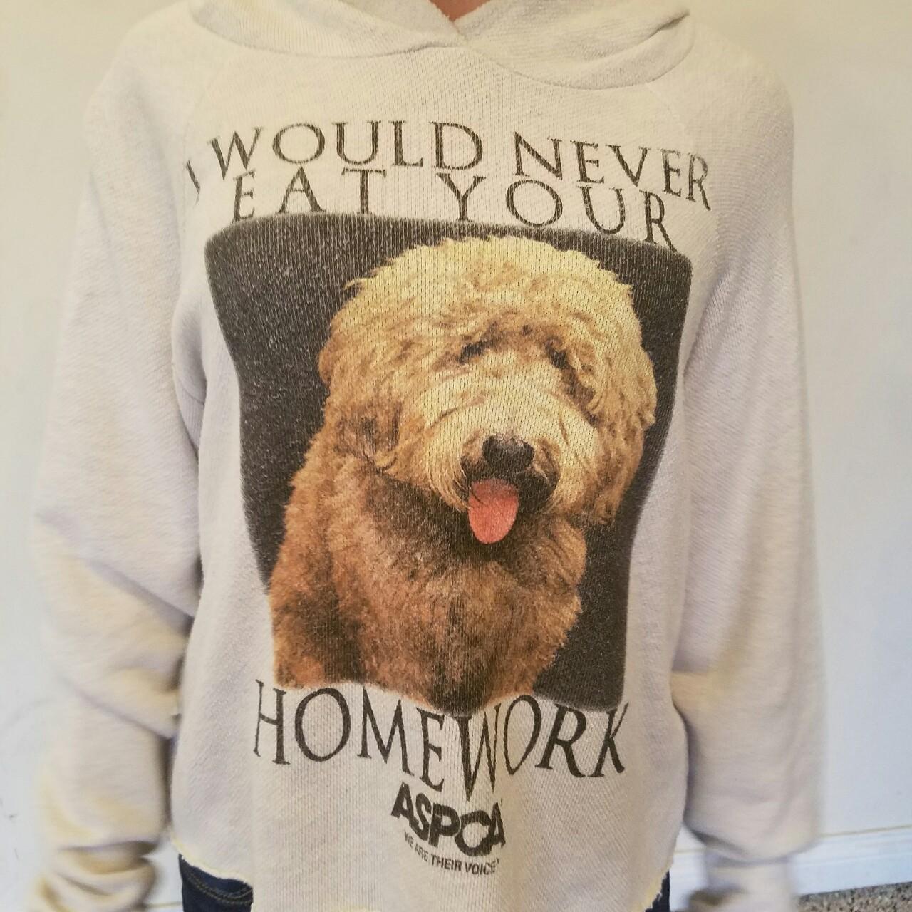 Limited edition Forever XX1 ASPCA distressed hoodie... - Depop