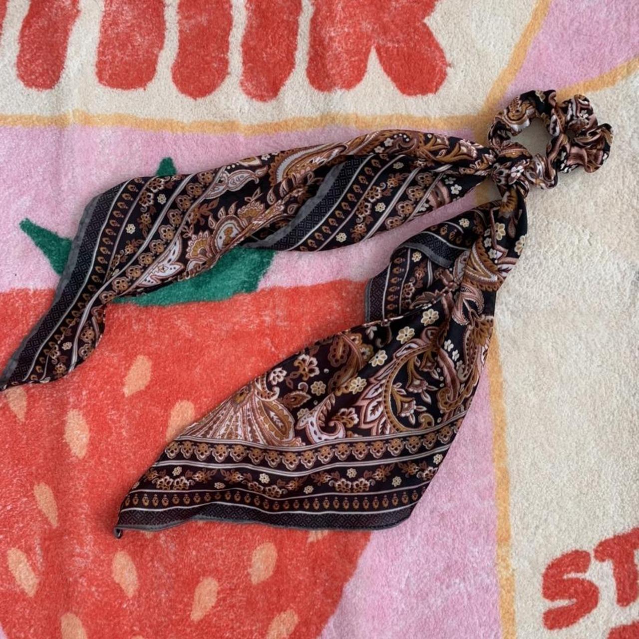 Scrunchy hair scarf bough from cotton on Never... - Depop