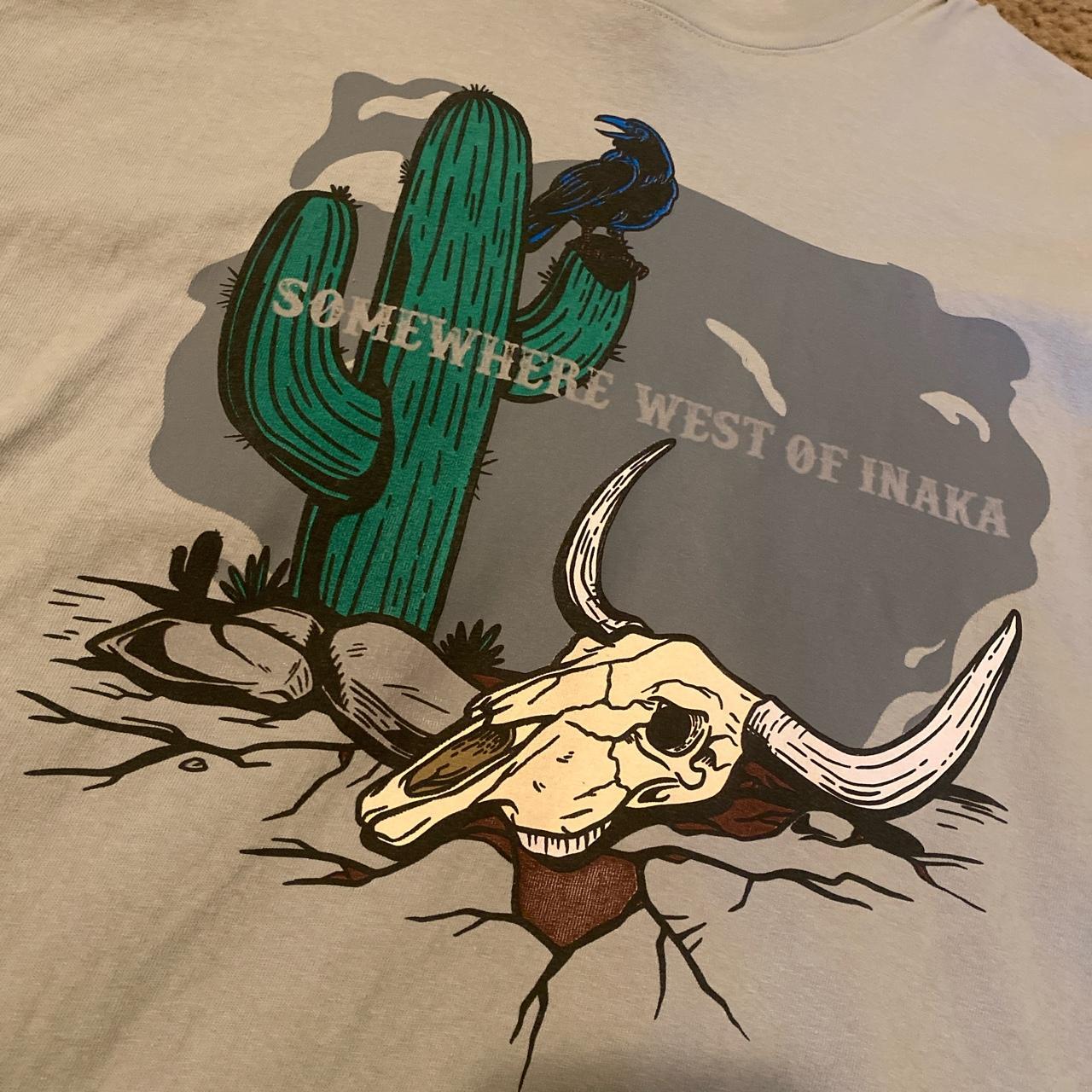 Somewhere west of Inaka gym t shirt, Inaka power... - Depop